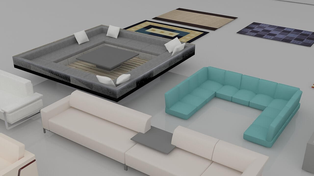 Furniture Interior Design Pack - 3D Model by davedtaylor