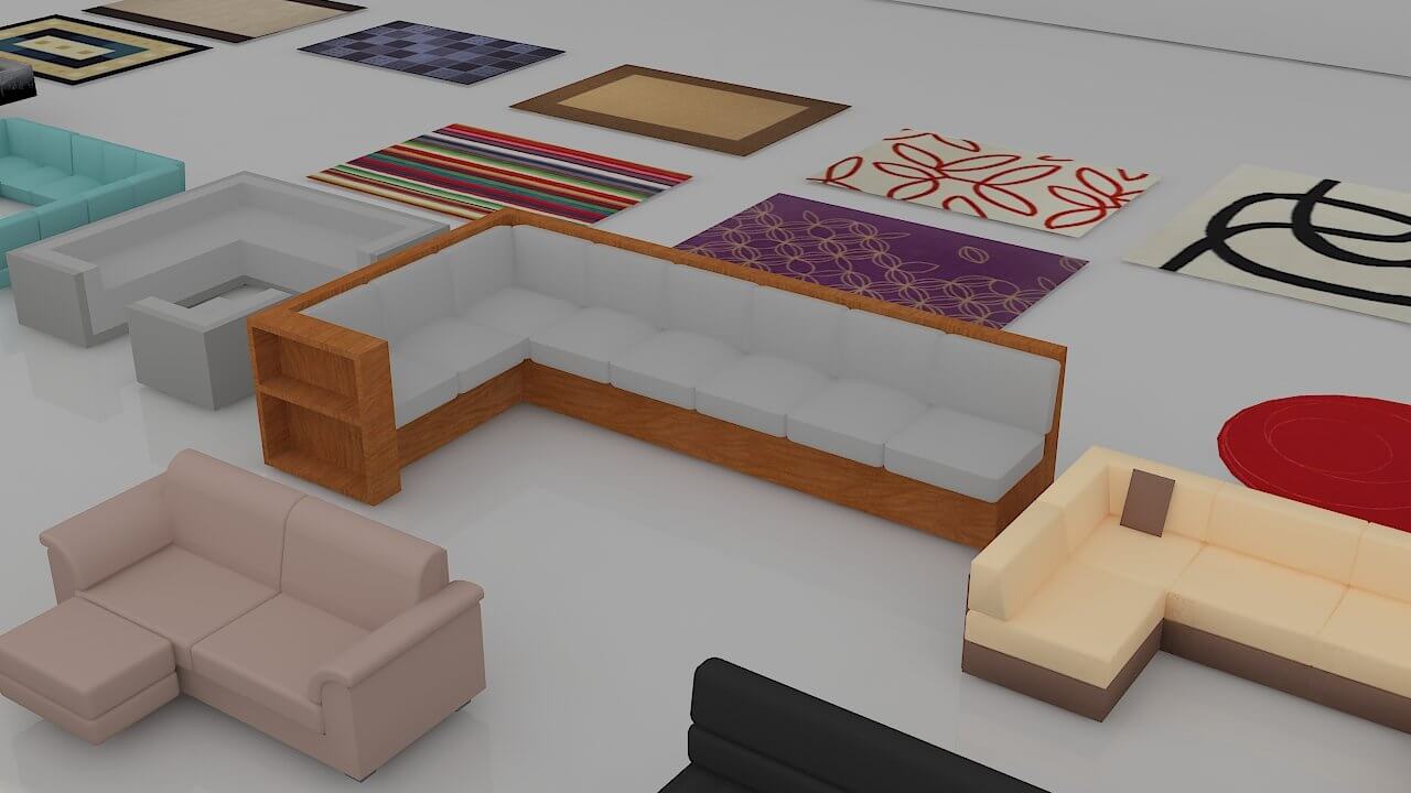 Furniture Interior Design Pack - 3D Model by davedtaylor