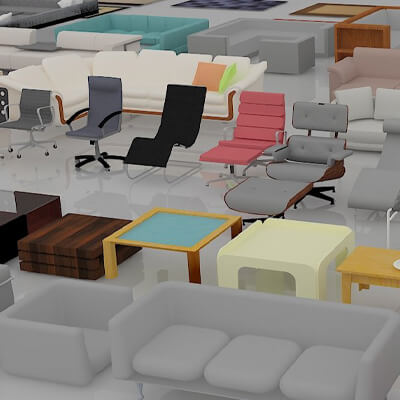 Furniture Interior Design Pack - 3D Model by davedtaylor