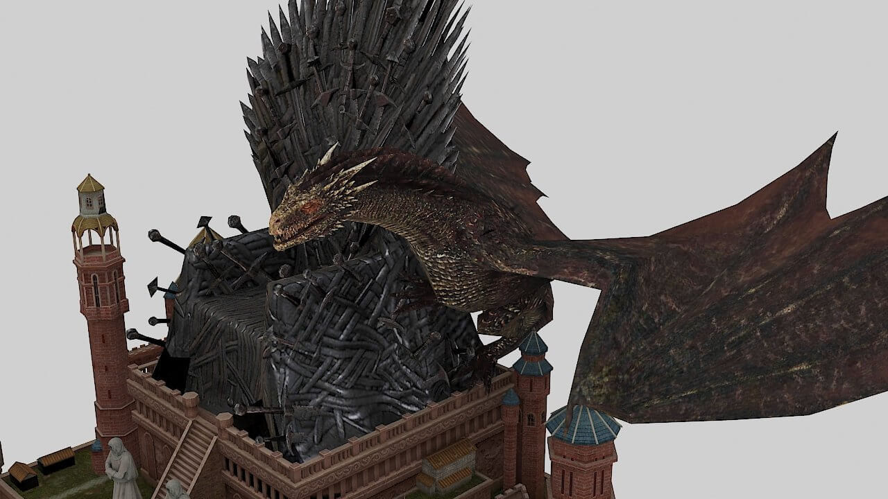 Games of Thrones City - 3D Model by davedtaylor