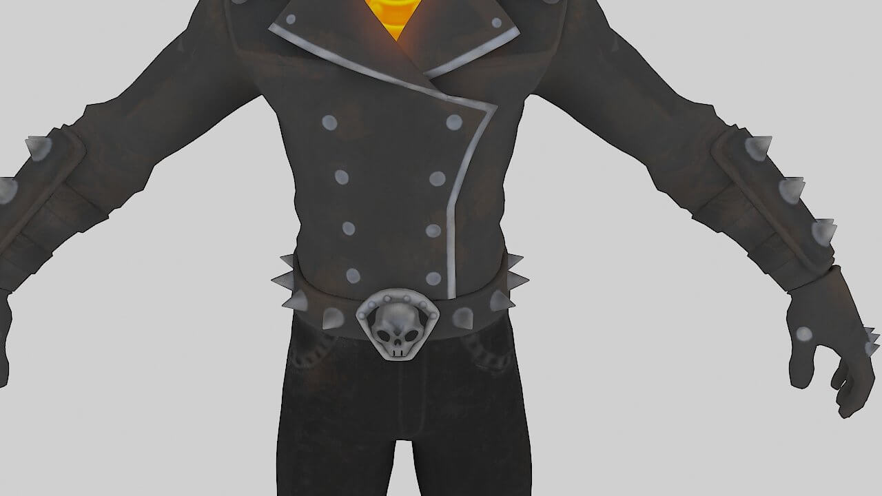 Ghost Rider - 3D Model by davedtaylor