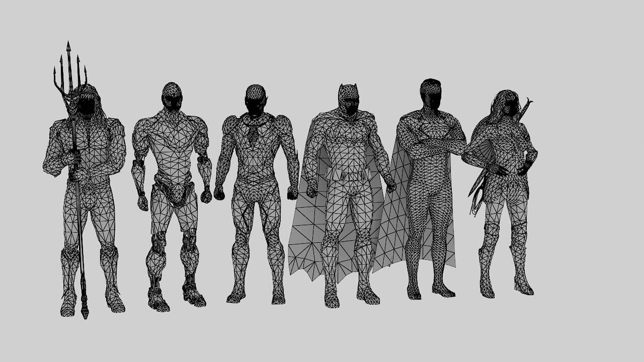 Justice League - 3D Model by davedtaylor