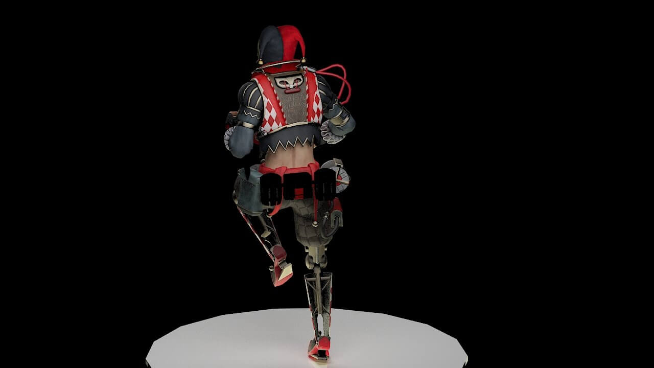 Laughing Fool Octane - 3D Model by davedtaylor