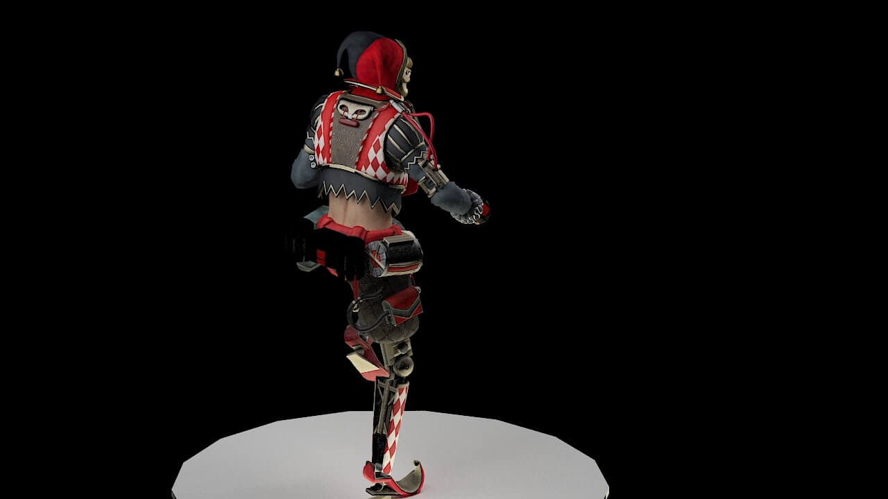 Laughing Fool Octane - 3D Model by davedtaylor