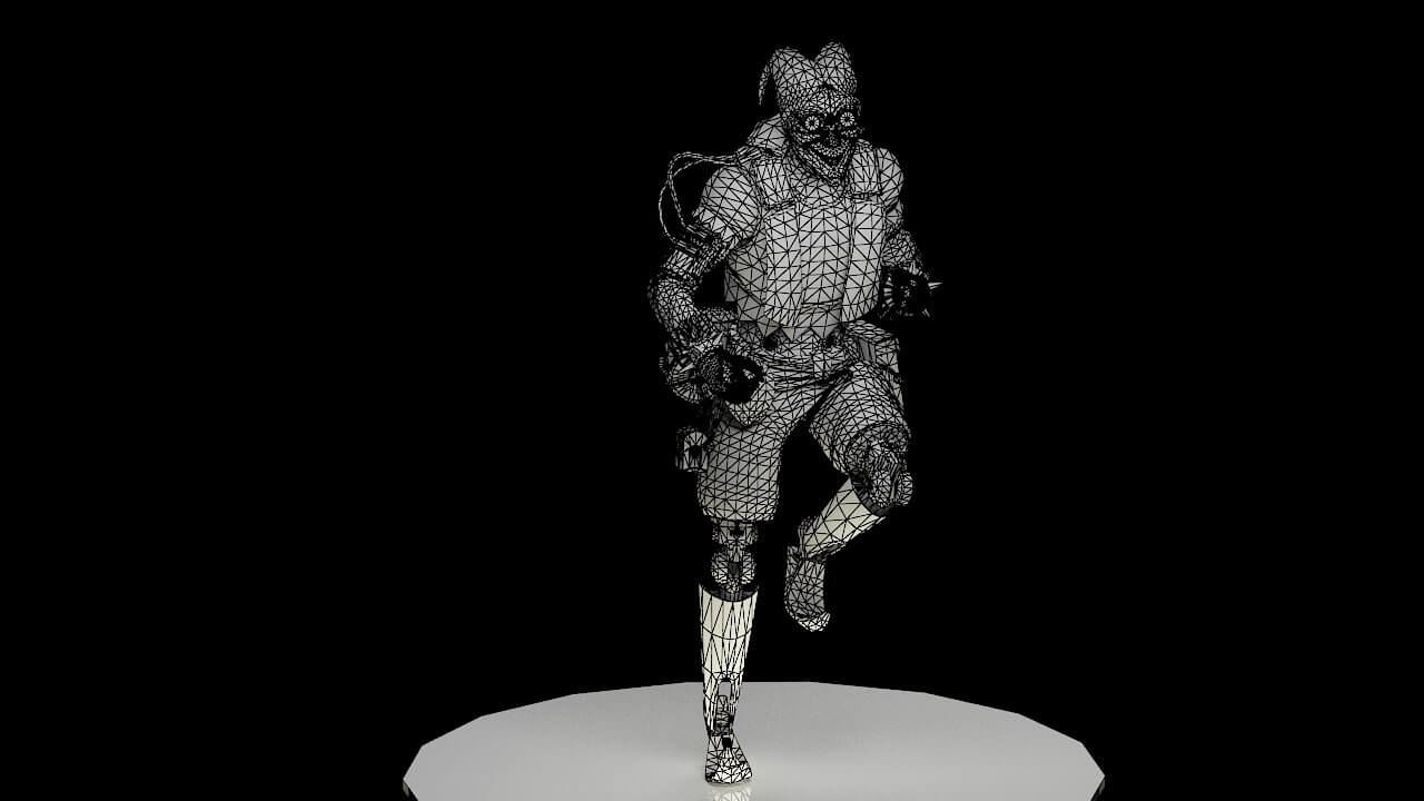 Laughing Fool Octane - 3D Model by davedtaylor