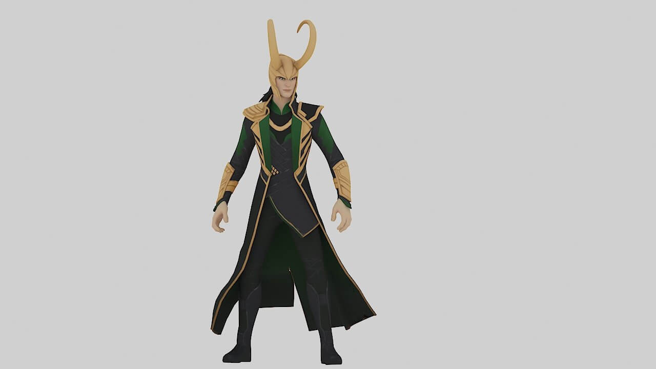 Loki Laufeyson - 3D Model by davedtaylor