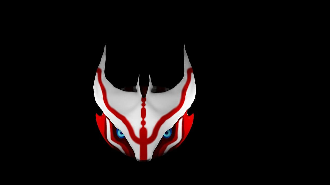 Mask Blood Moon - 3D Model by davedtaylor
