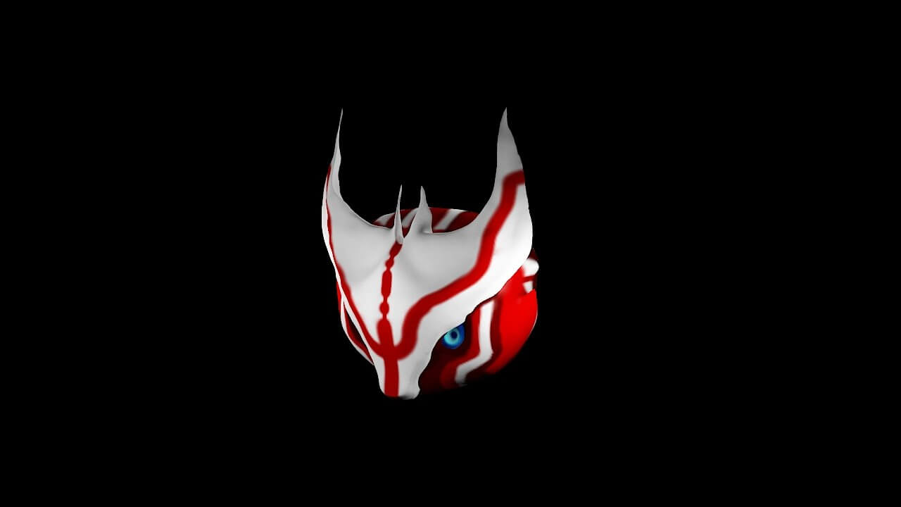 Mask Blood Moon - 3D Model by davedtaylor