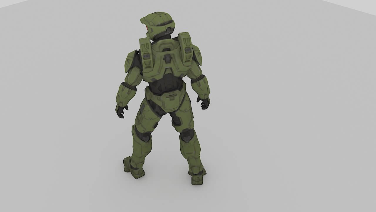 Master Chief - 3D Model by davedtaylor
