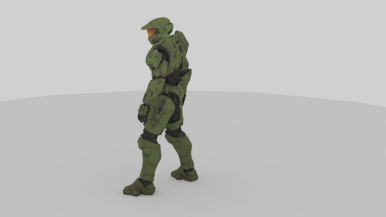 Master Chief - 3D Model by davedtaylor