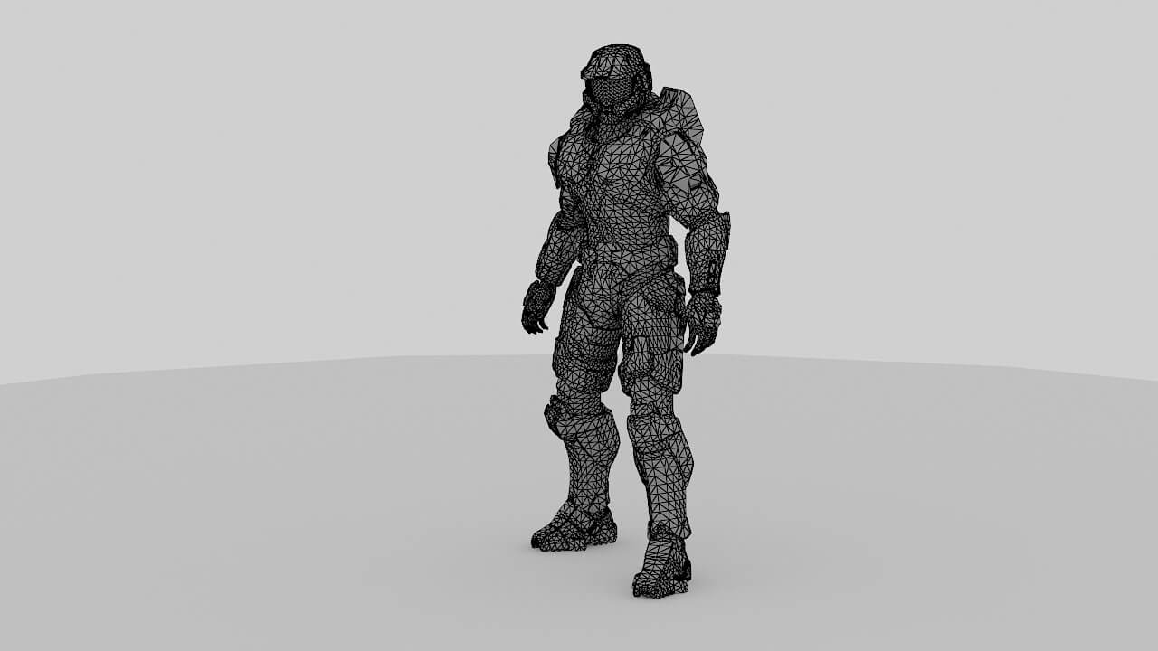 Master Chief - 3D Model by davedtaylor