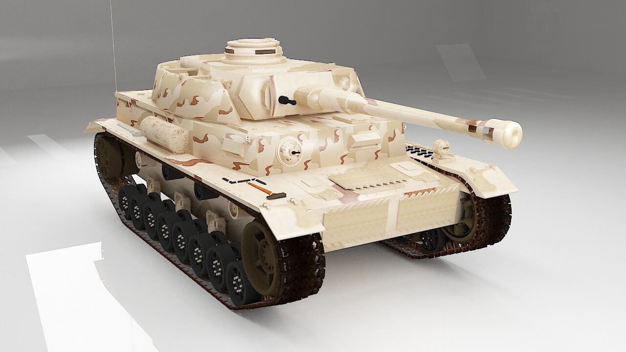 Military Tank - 3D Model by davedtaylor