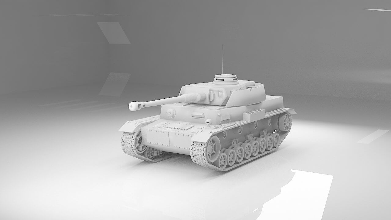 Military Tank - 3D Model by davedtaylor