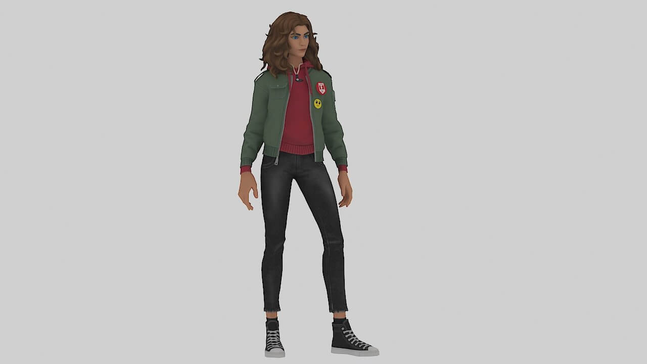 MJ from Spider Man - 3D Model by davedtaylor