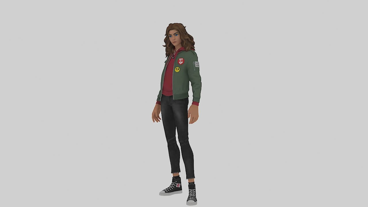MJ from Spider Man - 3D Model by davedtaylor