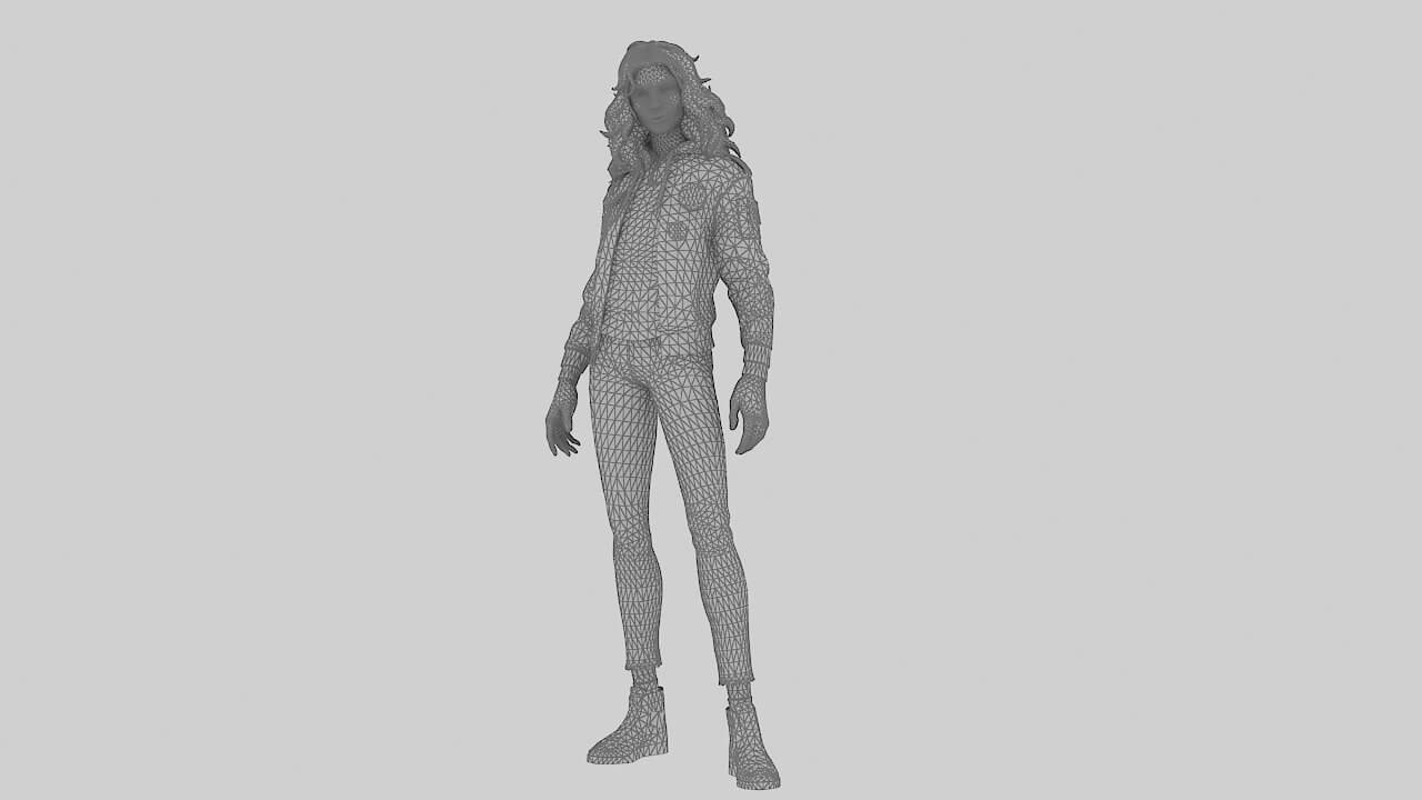 MJ from Spider Man - 3D Model by davedtaylor