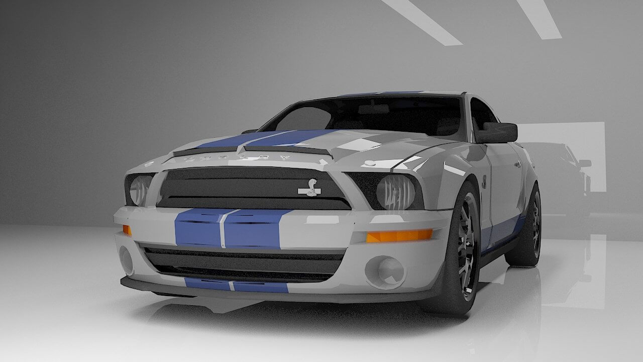 Ford Mustang Shelby - 3D Model by davedtaylor