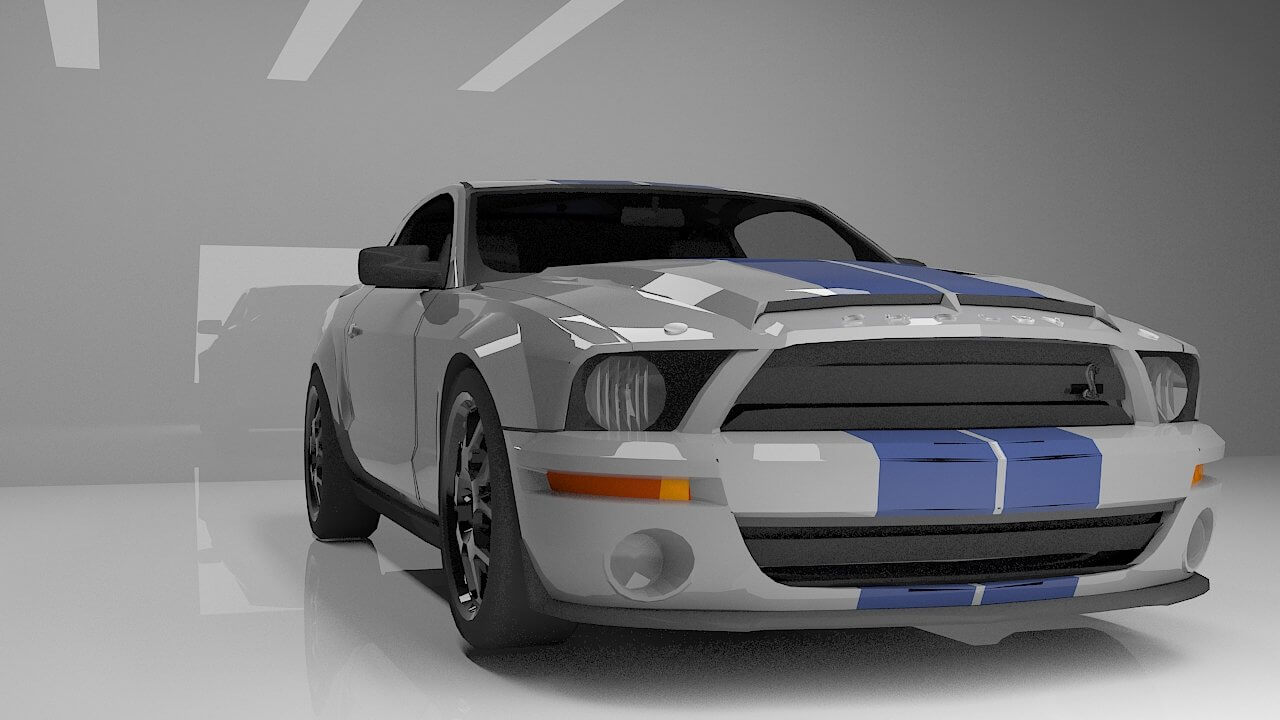 Ford Mustang Shelby - 3D Model by davedtaylor