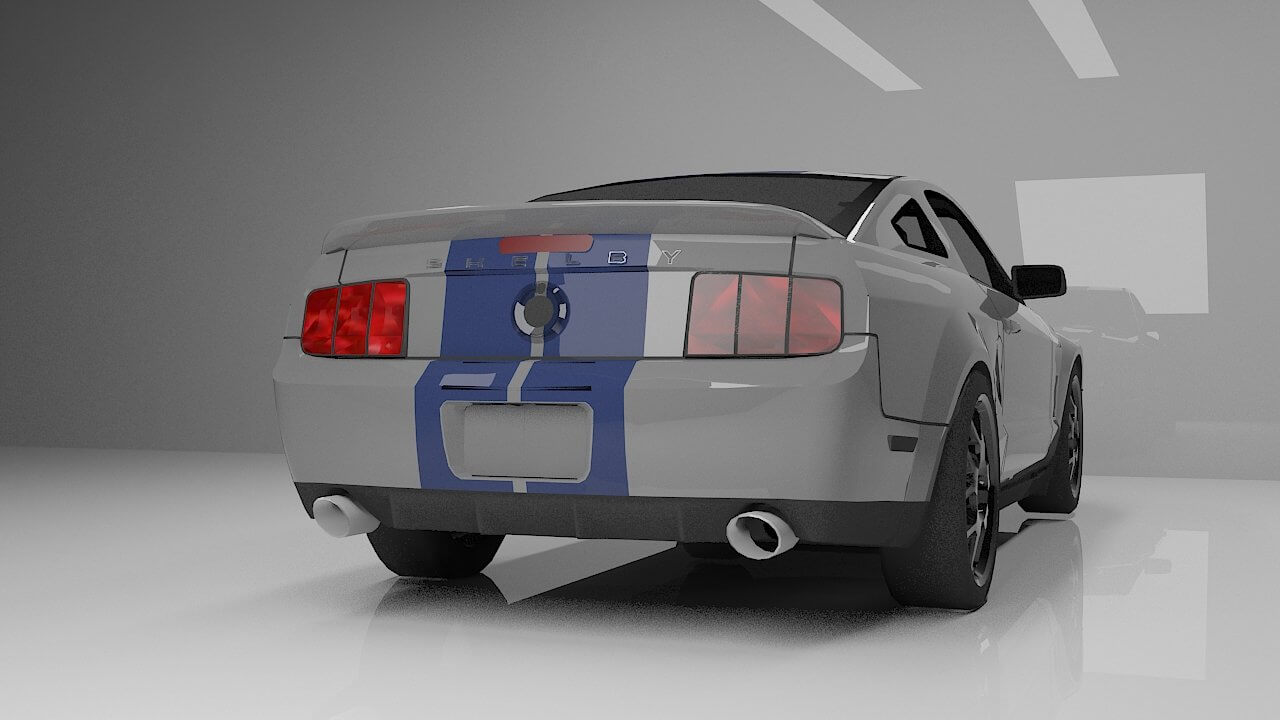 Ford Mustang Shelby - 3D Model by davedtaylor