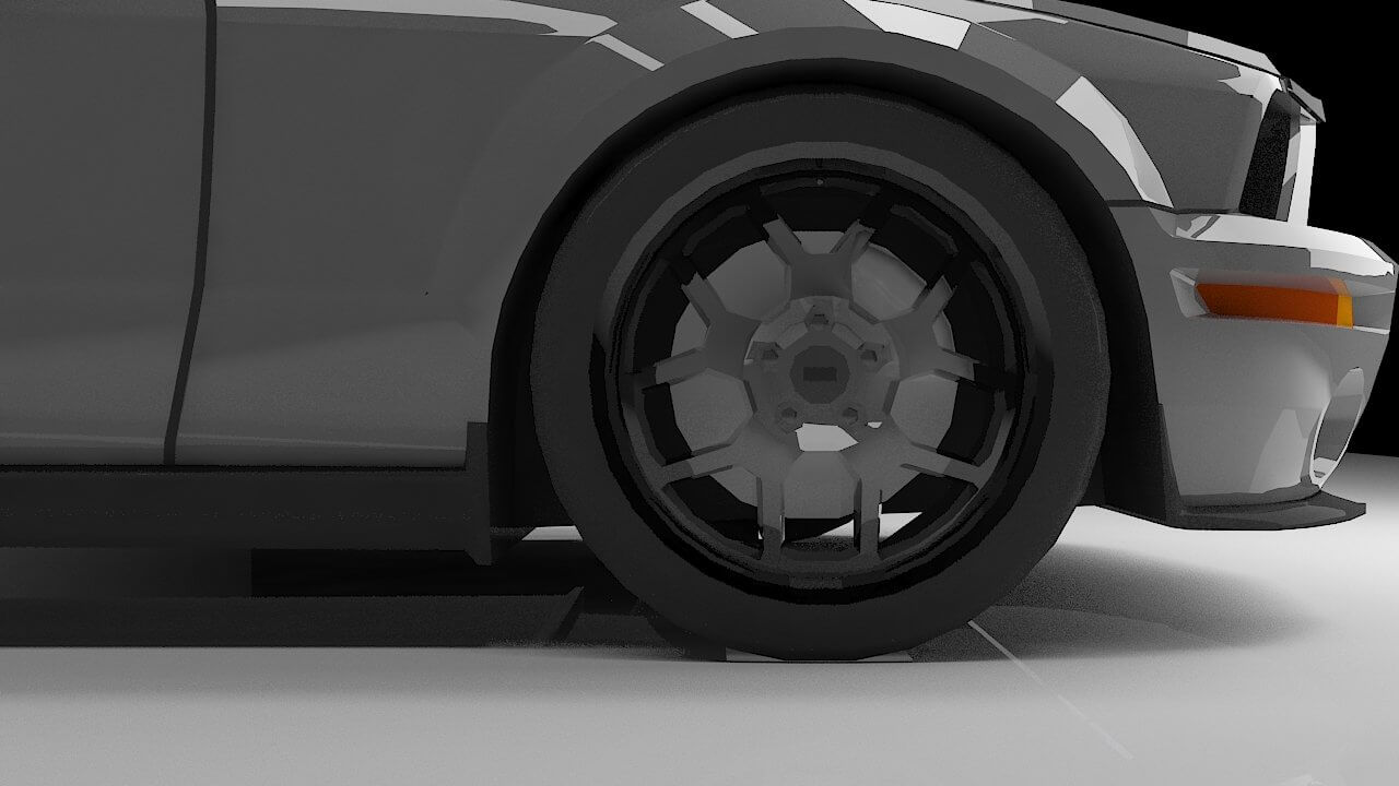 Ford Mustang Shelby - 3D Model by davedtaylor