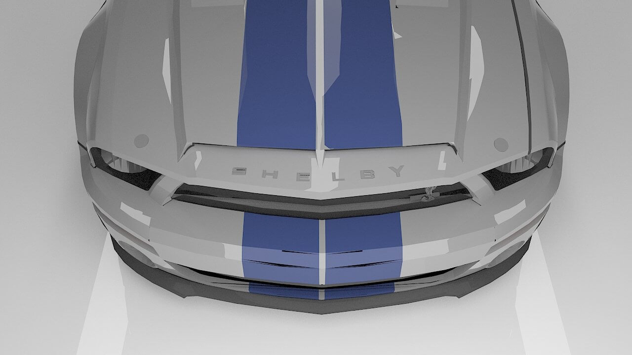 Ford Mustang Shelby - 3D Model by davedtaylor