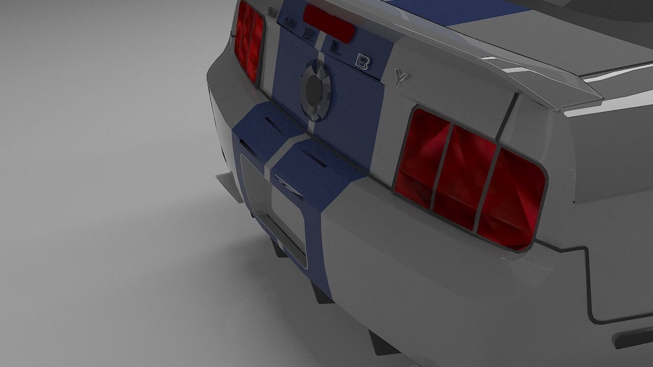 Ford Mustang Shelby - 3D Model by davedtaylor