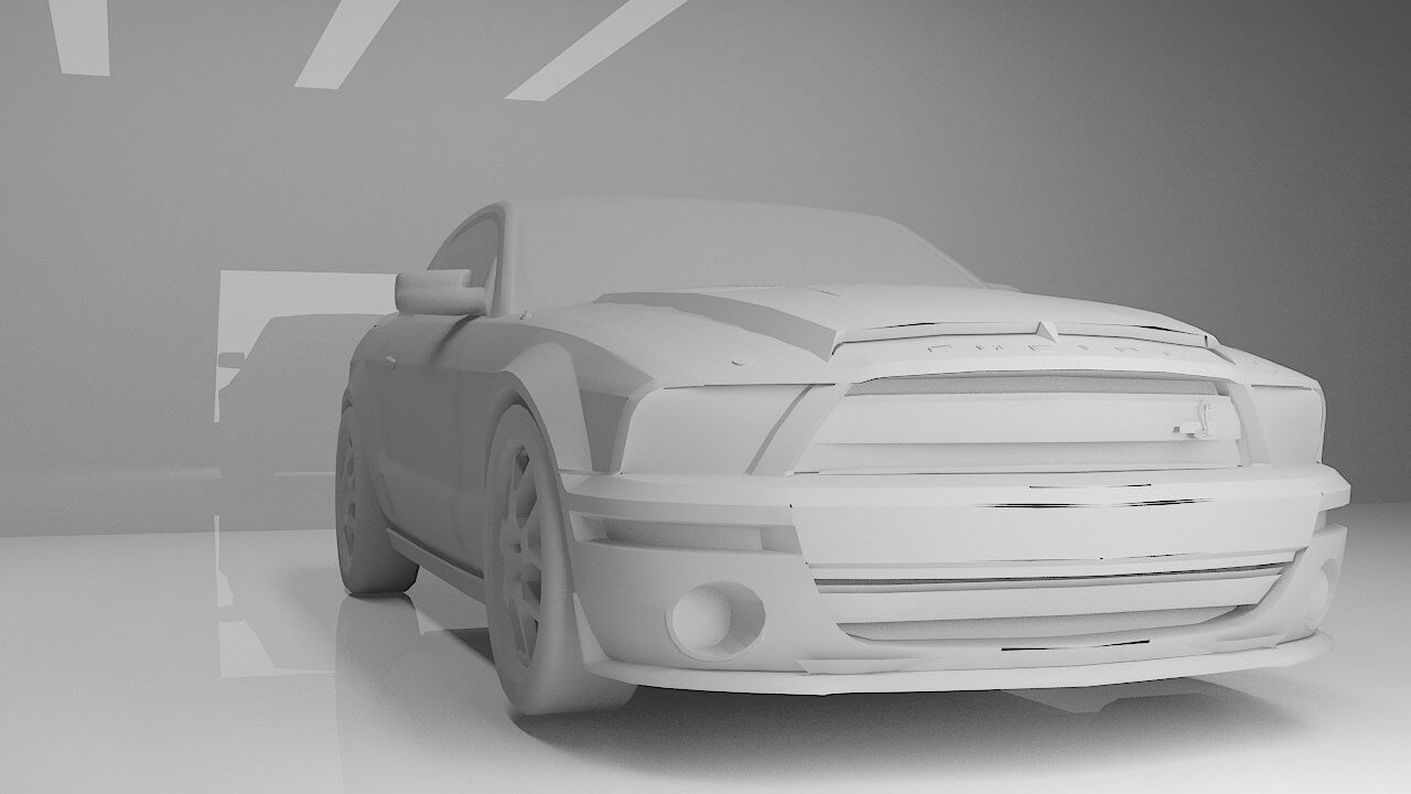 Ford Mustang Shelby - 3D Model by davedtaylor