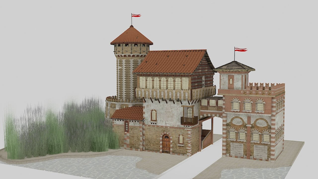 Old Castel - 3D Model by davedtaylor