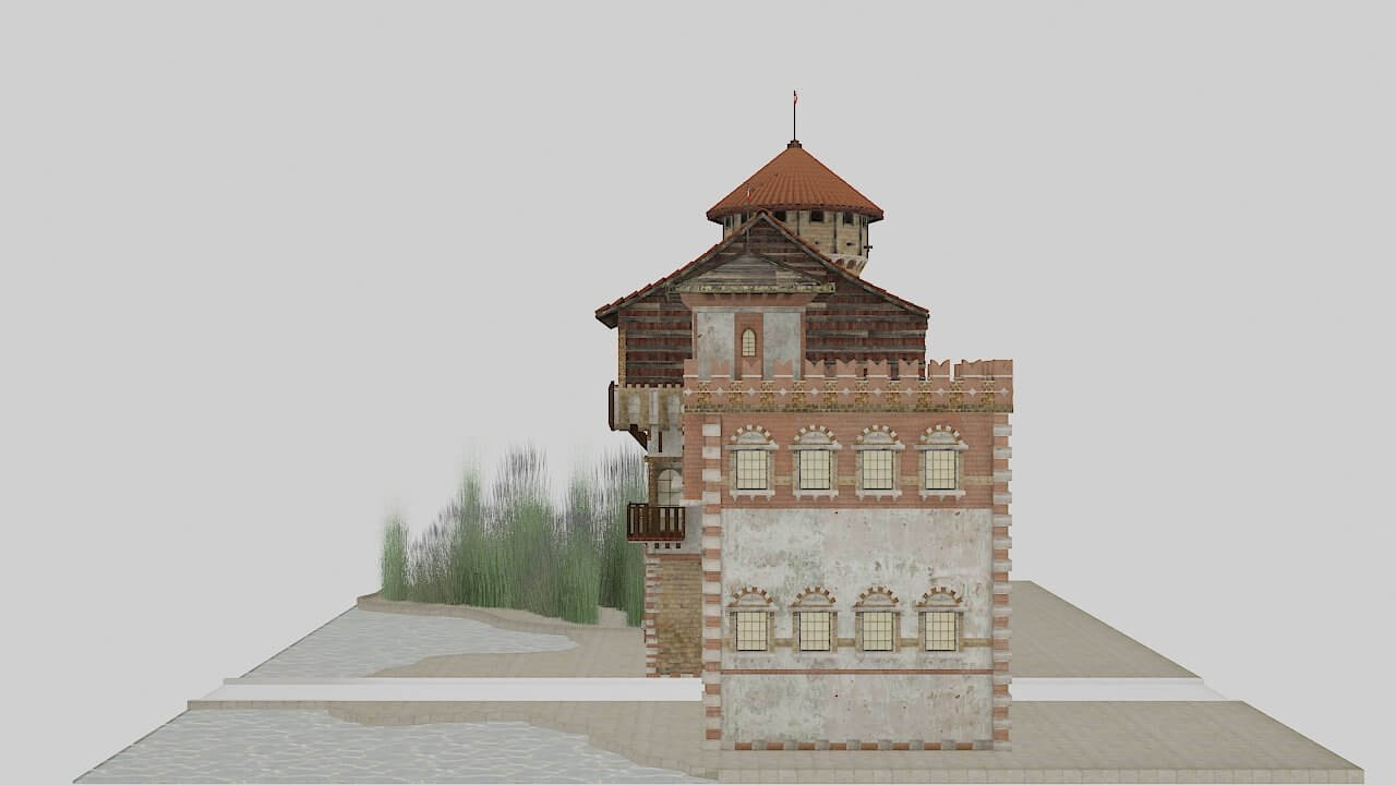 Old Castel - 3D Model by davedtaylor