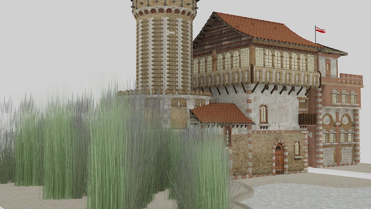 Old Castel - 3D Model by davedtaylor