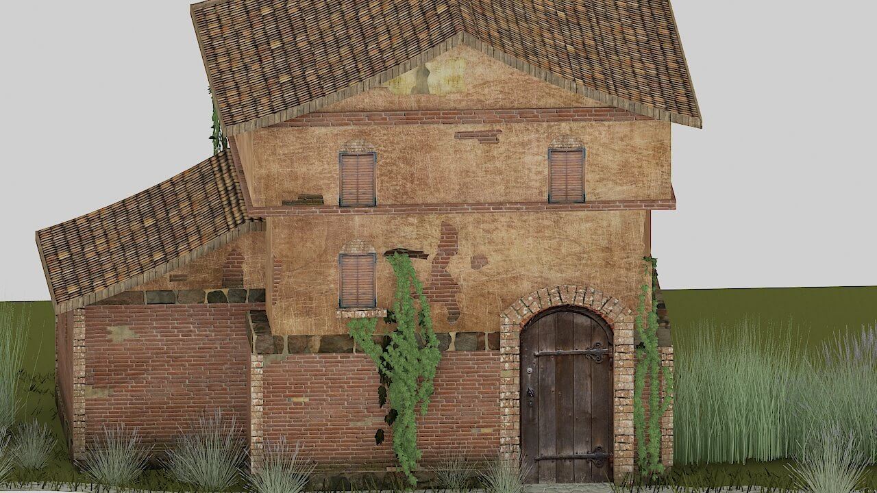 Old House - 3D Model by davedtaylor