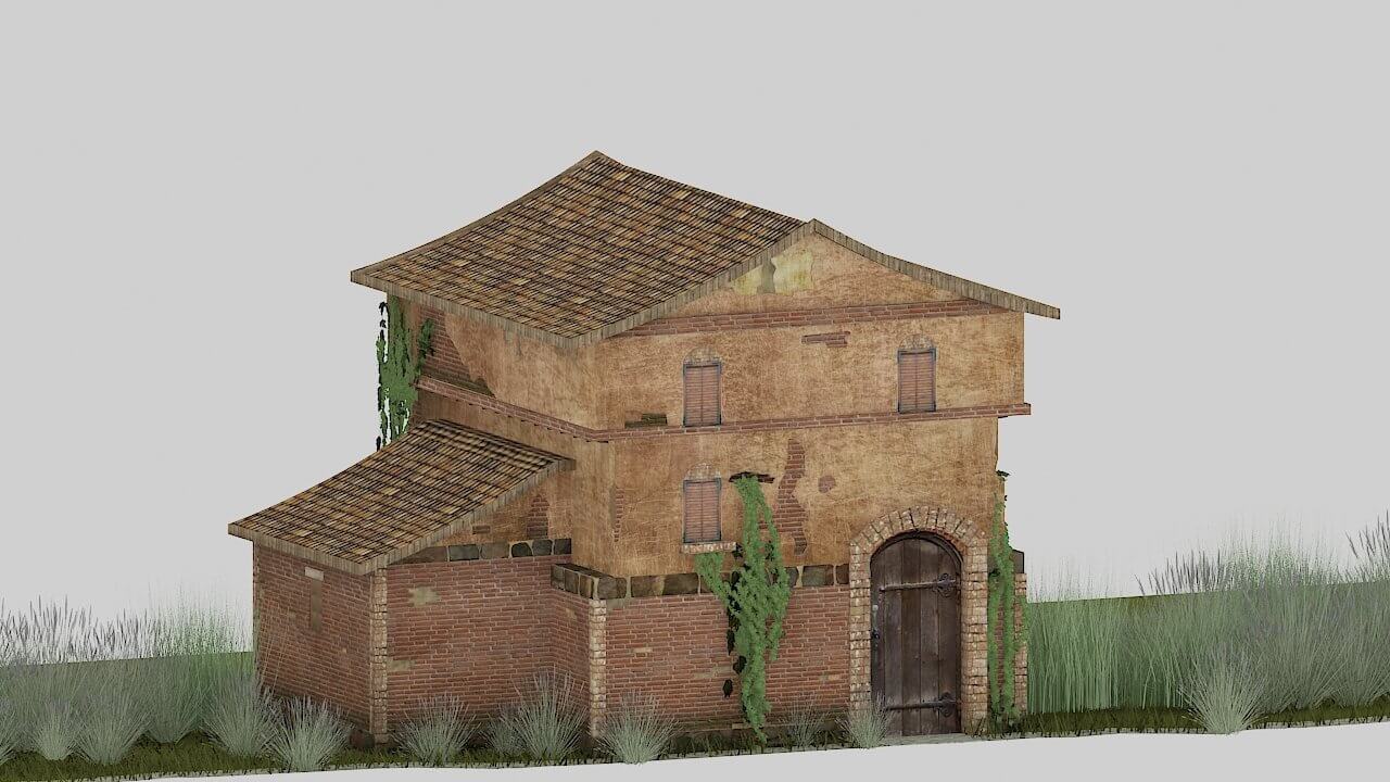 Old House - 3D Model by davedtaylor