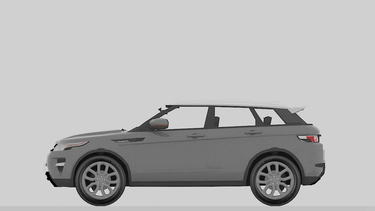 Range Rover Evoque - 3D Model by davedtaylor