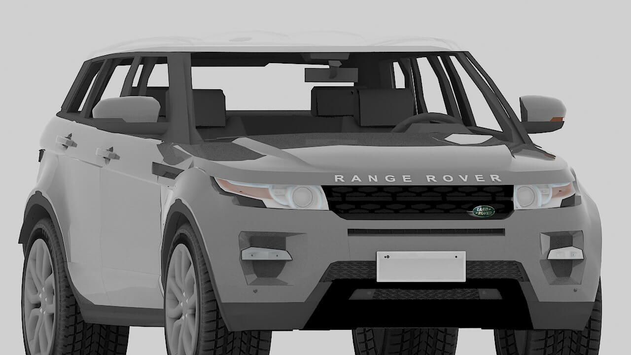 Range Rover Evoque - 3D Model by davedtaylor