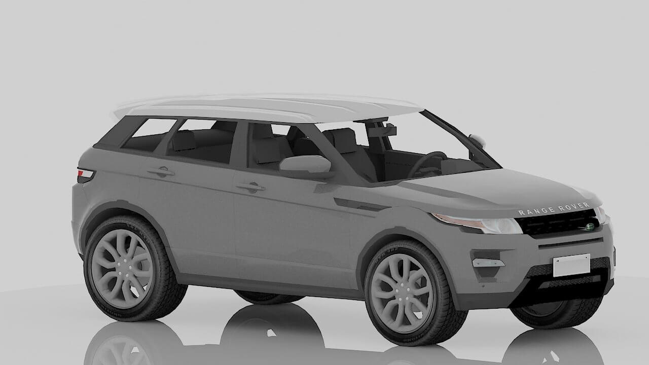 Range Rover Evoque - 3D Model by davedtaylor