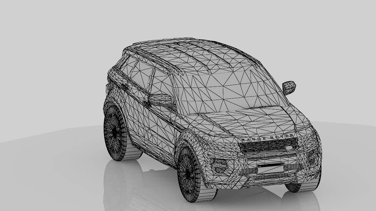 Range Rover Evoque - 3D Model by davedtaylor