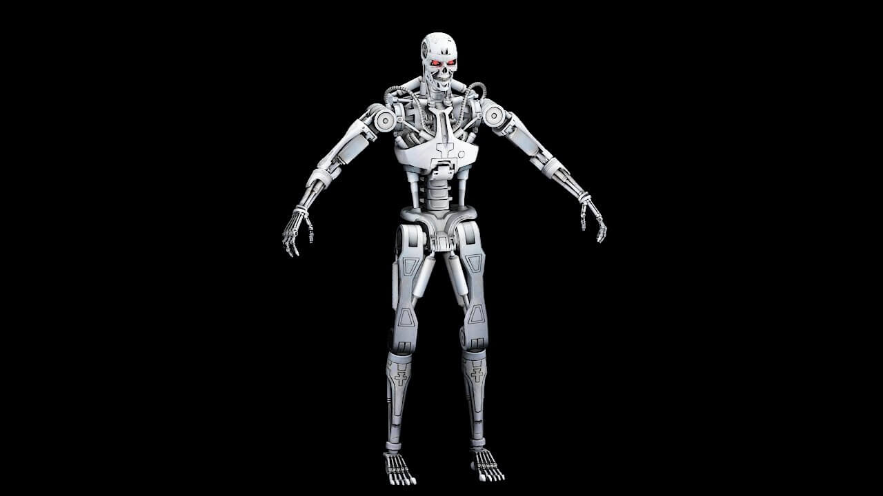 T-800 from Terminator 3D Model by davedtaylor