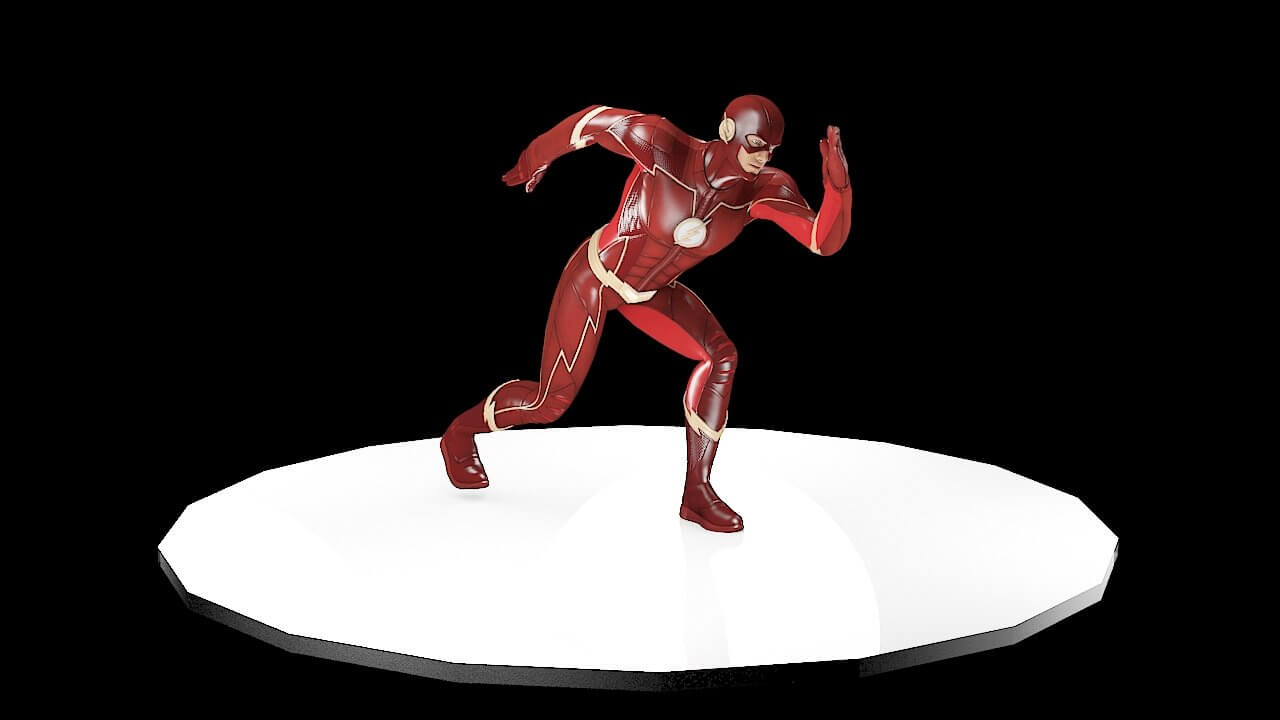 The Flash - 3D Model by davedtaylor