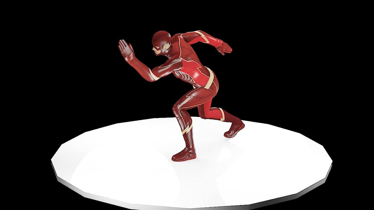 The Flash - 3D Model by davedtaylor
