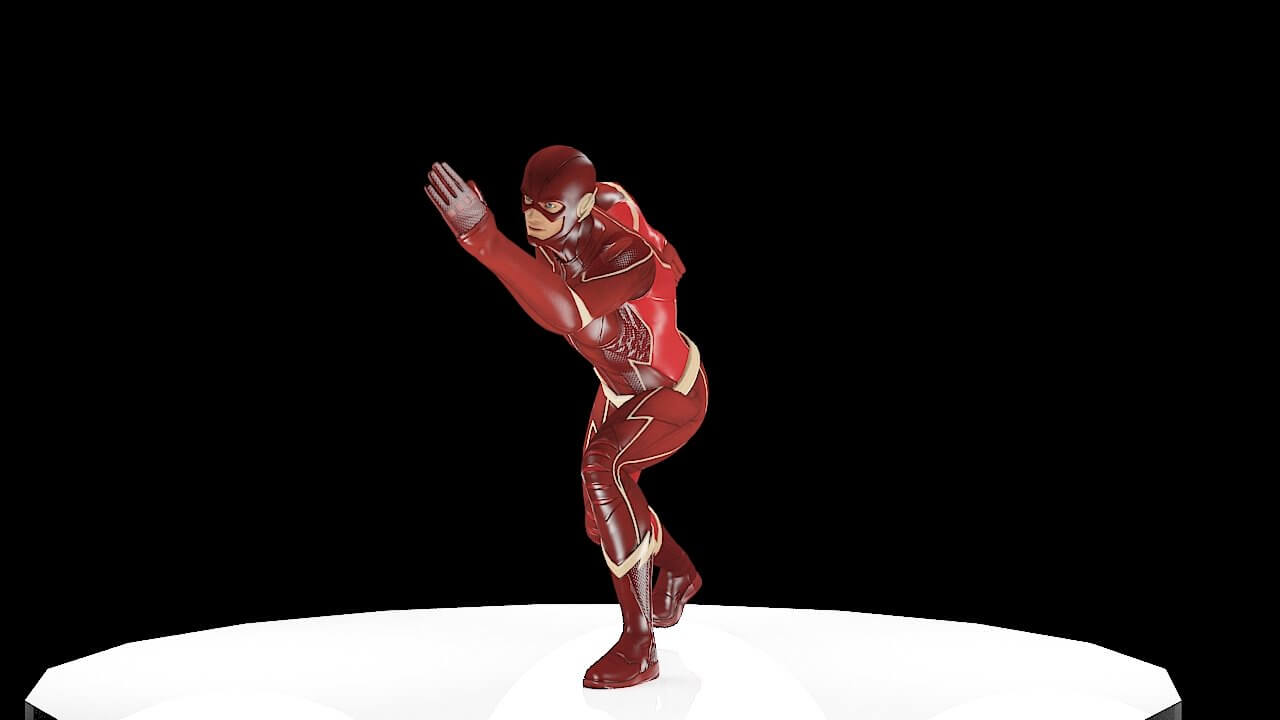 The Flash - 3D Model by davedtaylor