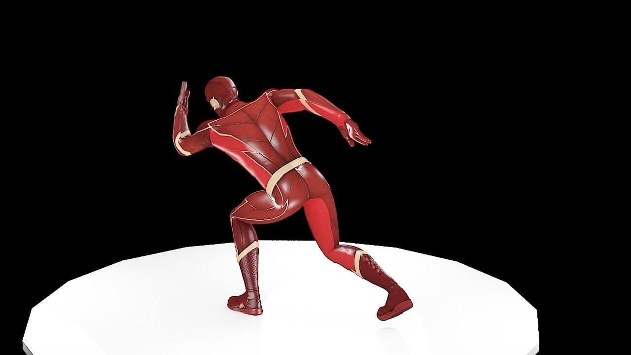 The Flash - 3D Model by davedtaylor