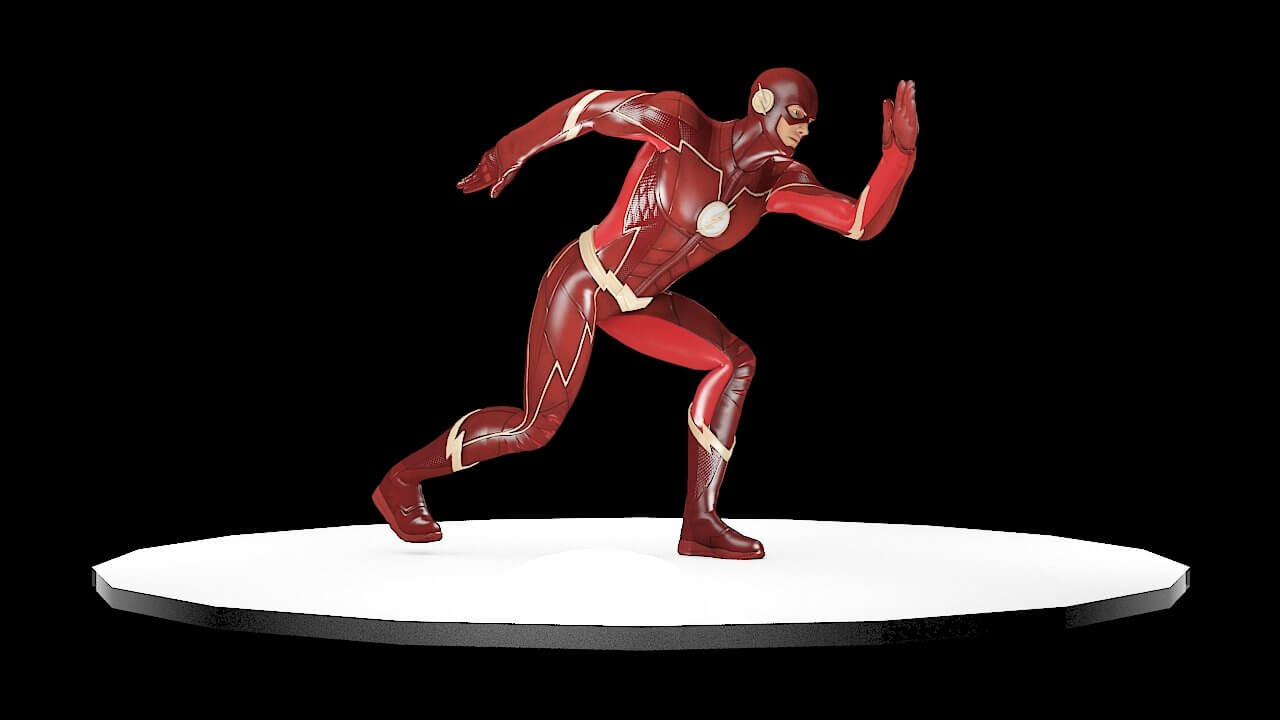 The Flash - 3D Model by davedtaylor