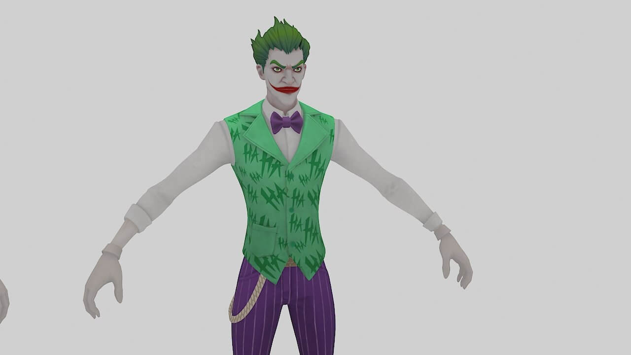 The Joker - 3D Model by davedtaylor