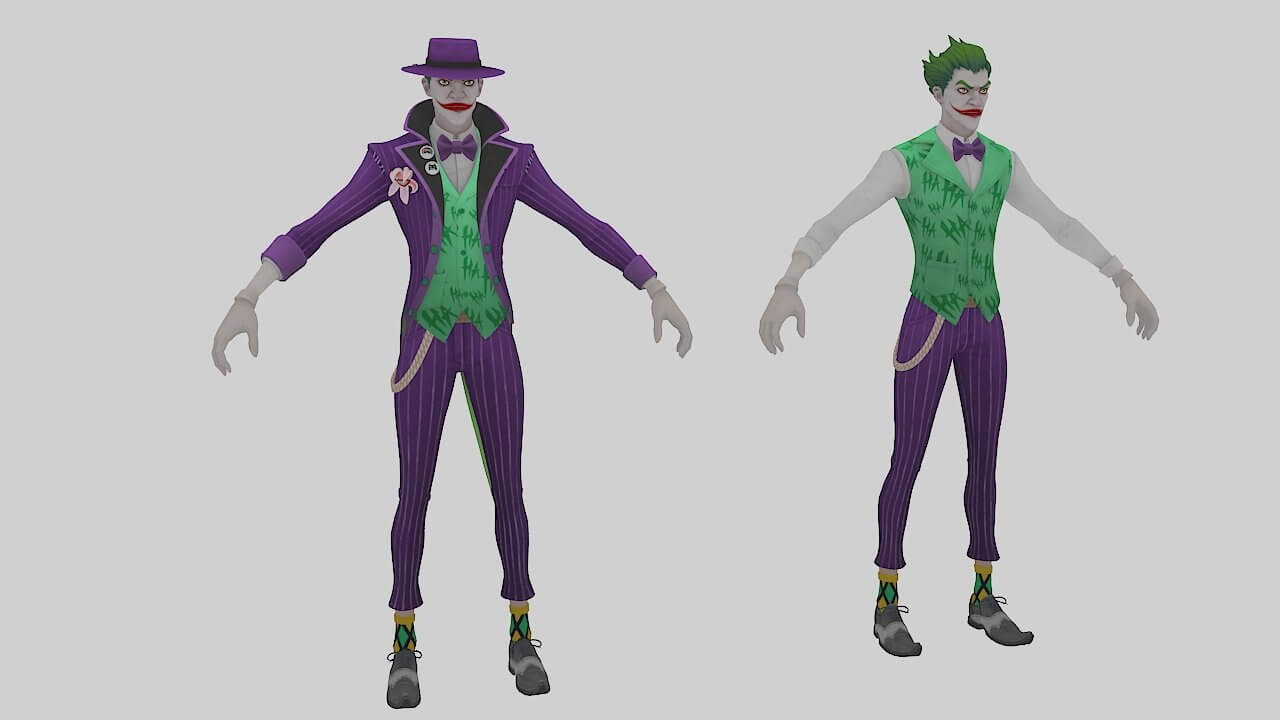 The Joker - 3D Model by davedtaylor
