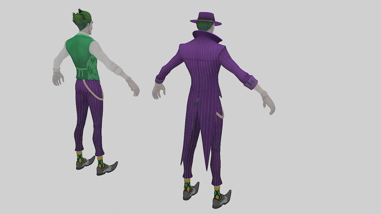The Joker - 3D Model by davedtaylor