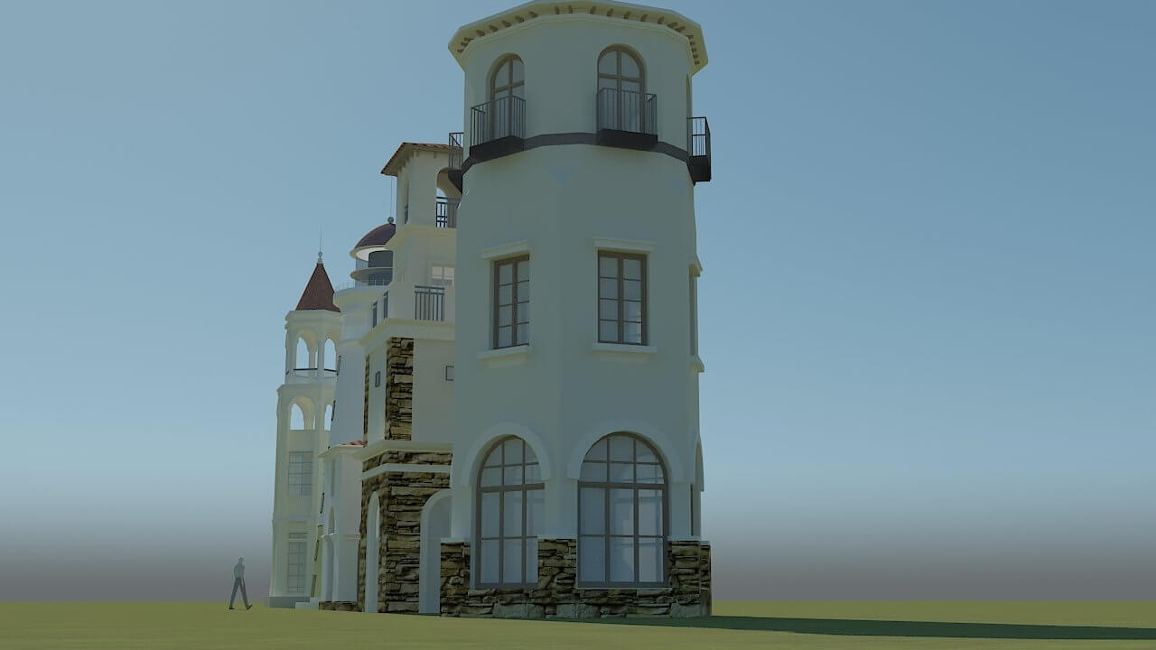 Towers - 3D Model by davedtaylor