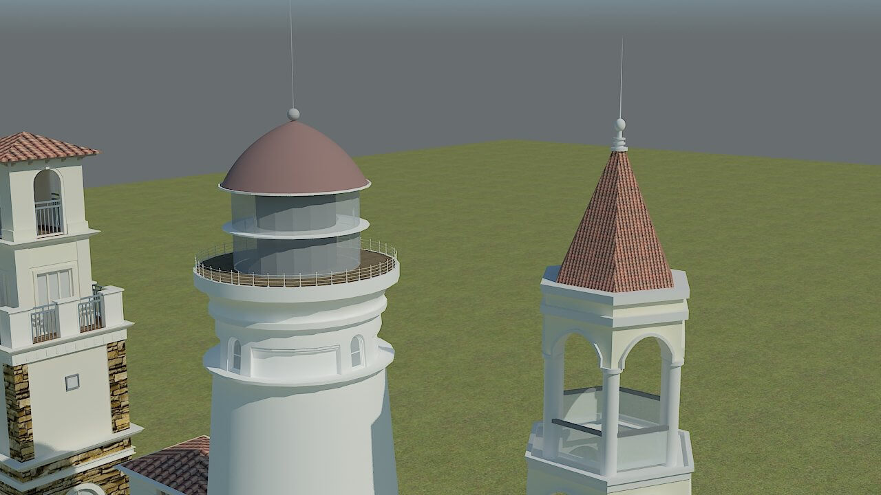 Towers - 3D Model by davedtaylor