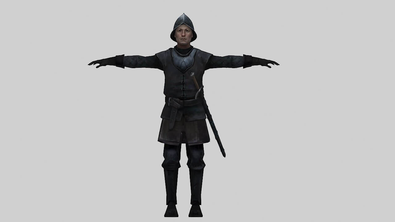 Whitehill Soldier from Game Of Thrones - 3D Model by davedtaylor