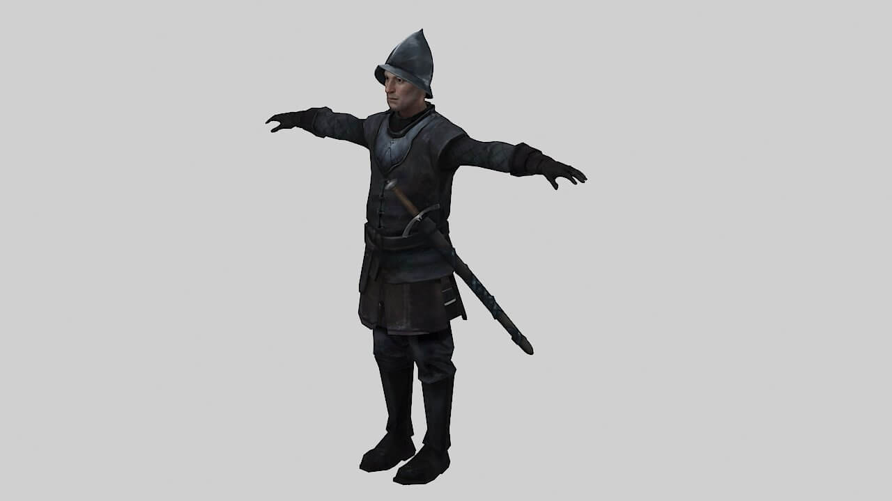 Whitehill Soldier from Game Of Thrones - 3D Model by davedtaylor