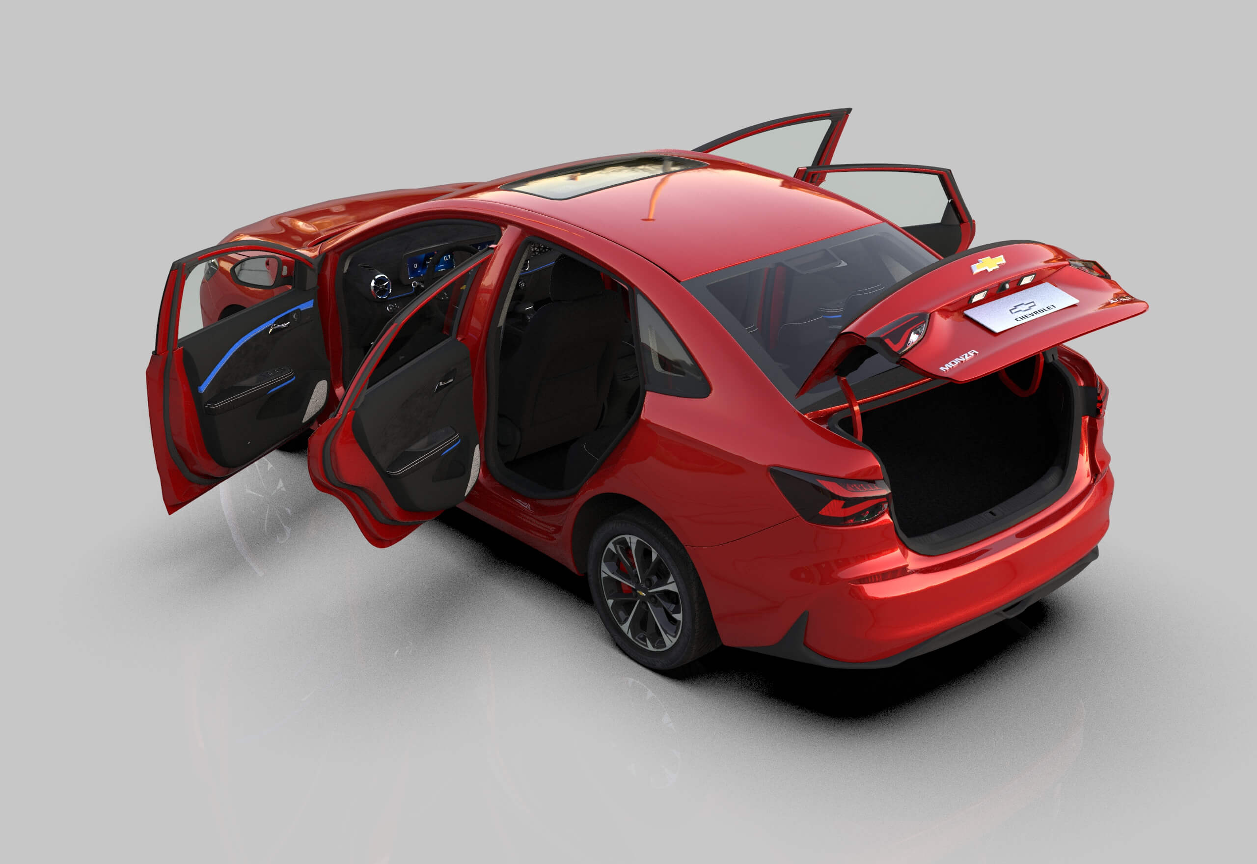 Chevrolet Monza 2023 - 3D Model by davidson